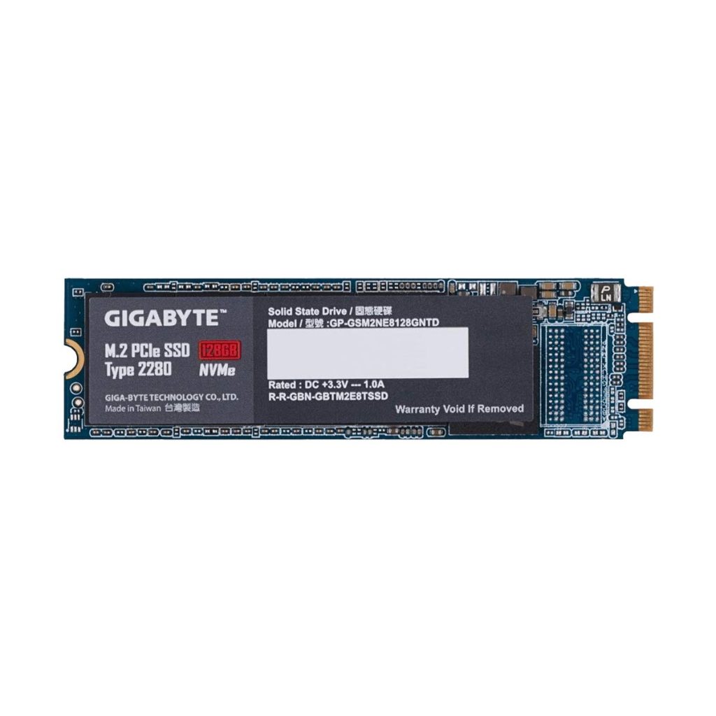 Gigabyte 128GB M.2 2280 PCIe 3.0x2 NVMe SSD - Aristo Computers